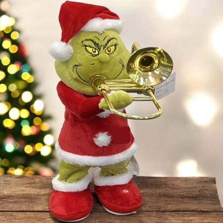 TROMBONE ANIMATED GRINCH – Cherry Lane Gifts